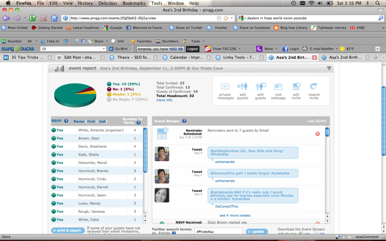 Pingg: Easy Online Invitations